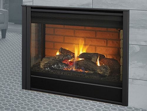 Majestic 36 Inch Direct Vent Modern Corner Gas Fireplace With IntelliF