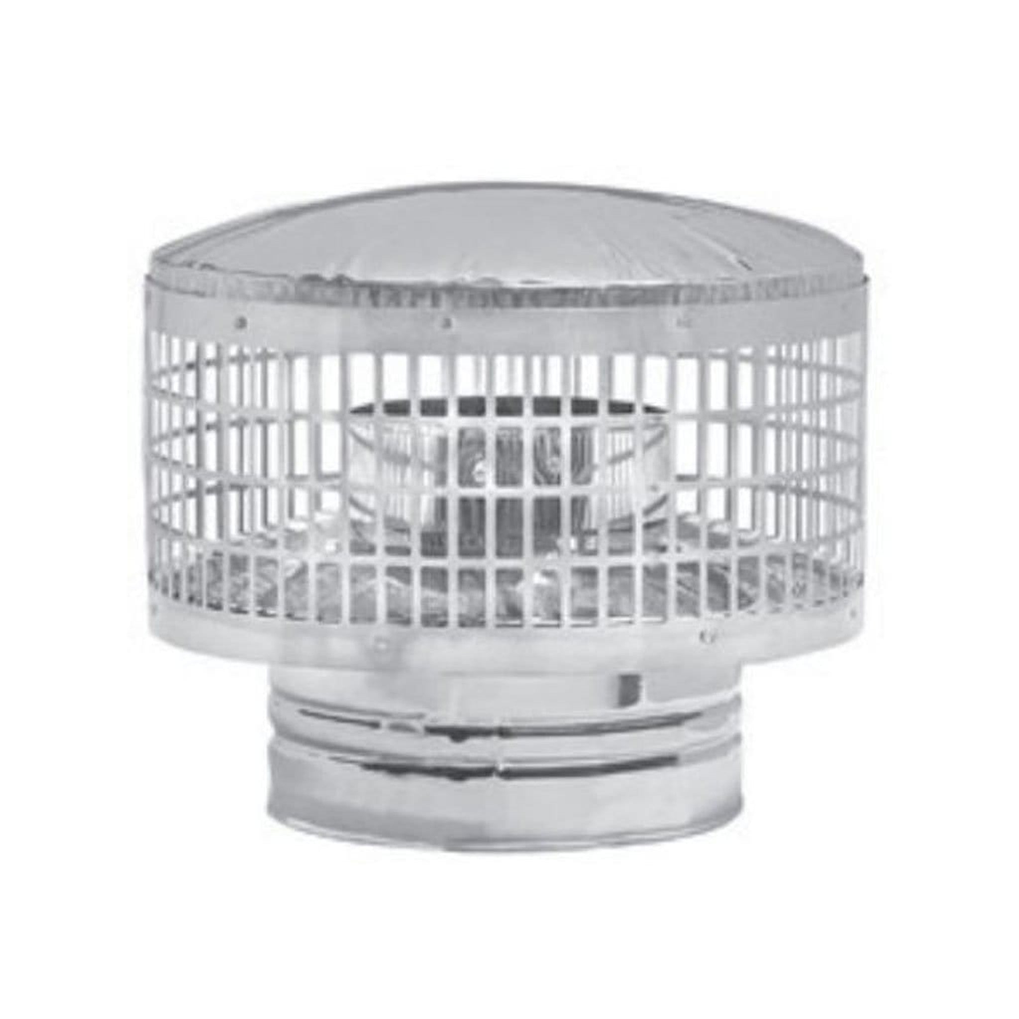 Metal-Fab All-Fuel Temp/Guard 6" Stainless Detachable Cap