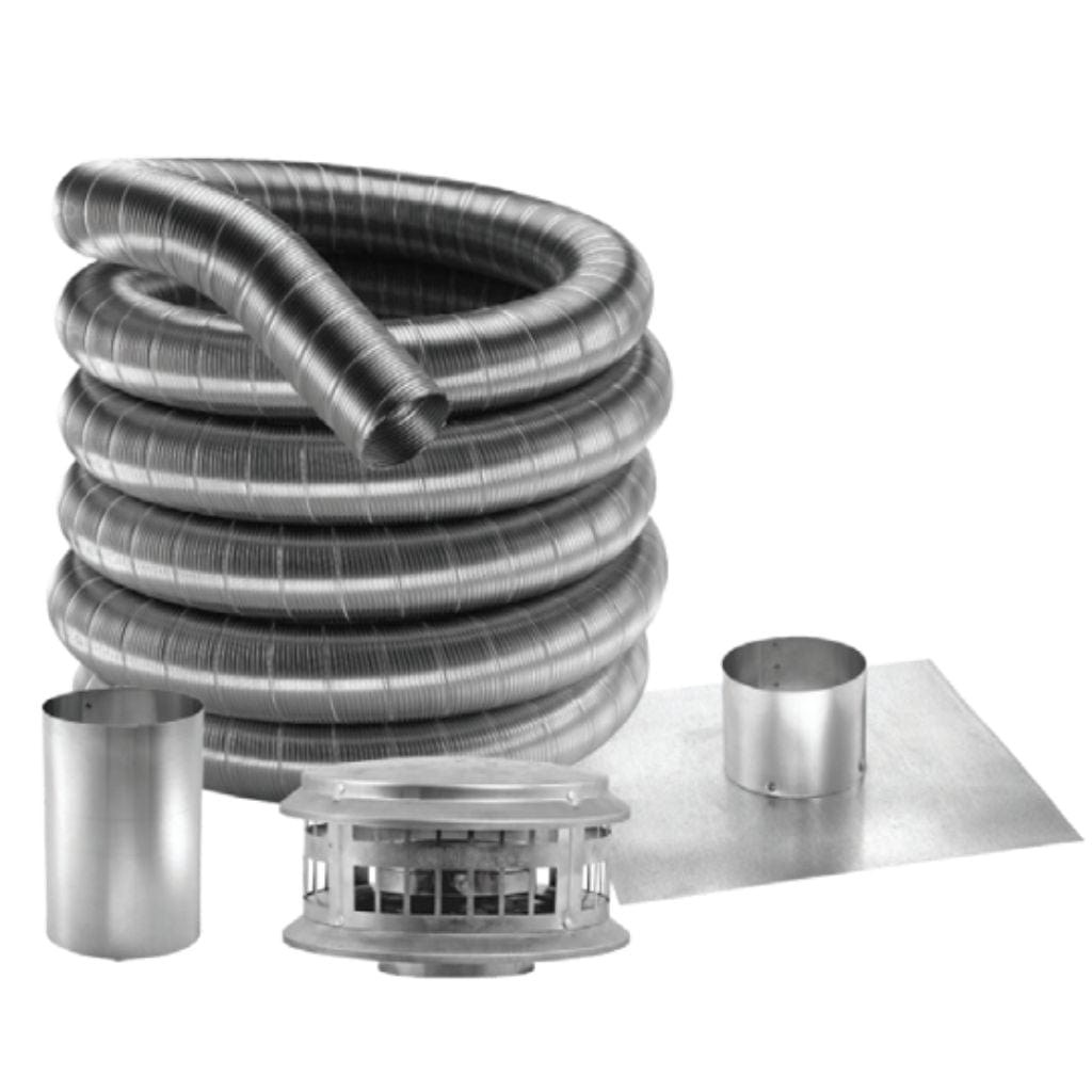 DuraVent | Premium 35' AL Kit Flex Relining DuraFlex Gas Vent Pipe