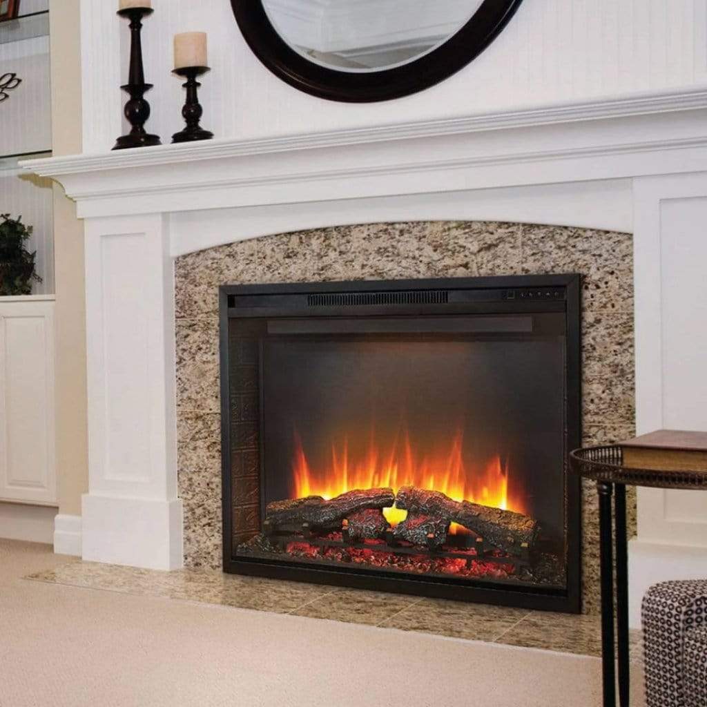 Napoleon Element NEFB36H-BS 36 inch Built-in Electric Fireplace With R