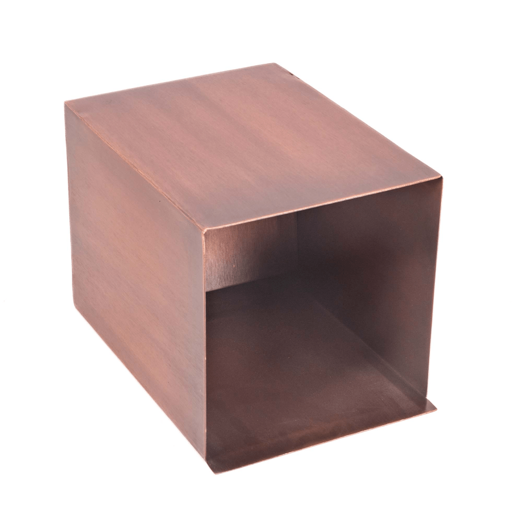 The Outdoor Plus - Copper/Stainless Steel Box Scupper - Belle Flame