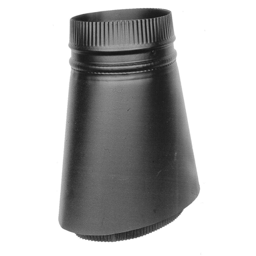 Selkirk 8" Oval to Round Adaptor - Durable Double Wall Stove Pipe